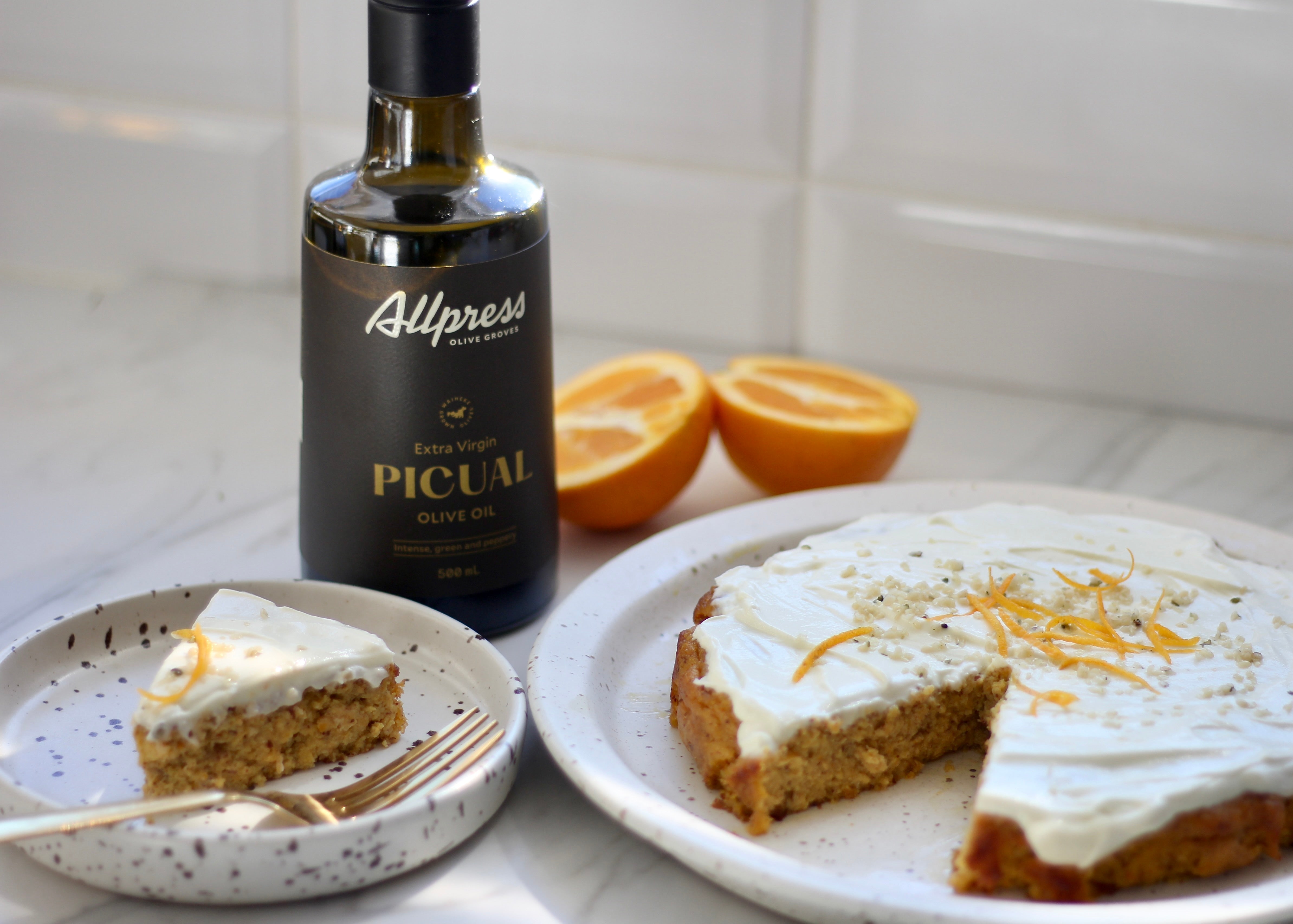 Recipe | Whole Orange & Picual EVOO cake – Allpress Olive Groves