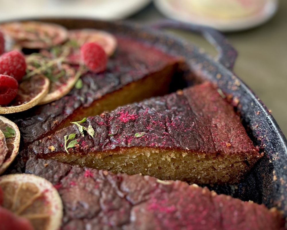 Recipe | EVOO honey and lemon cake – Allpress Olive Groves